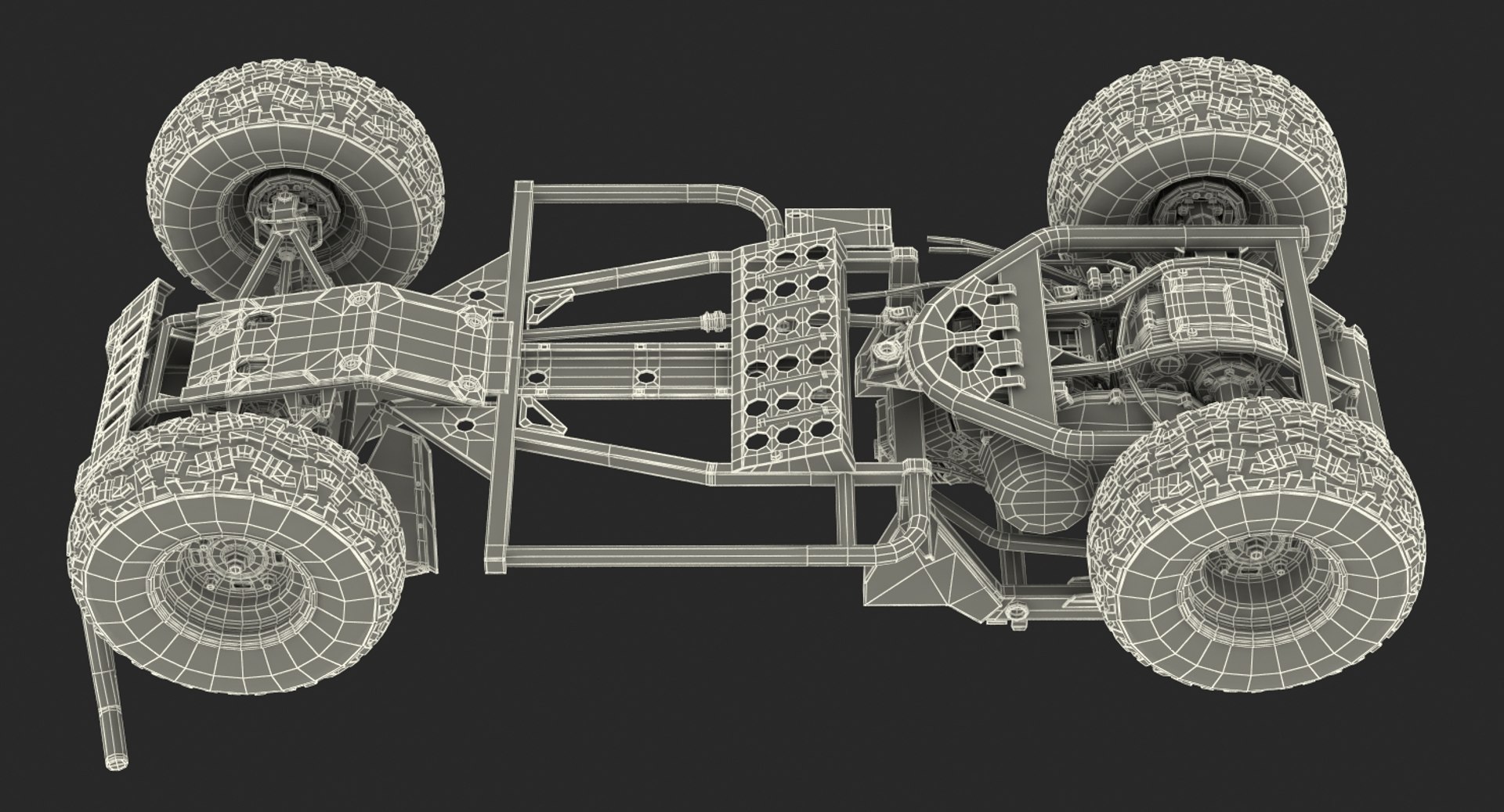 Atv 4x4 frame suspension 3D - TurboSquid 1413115