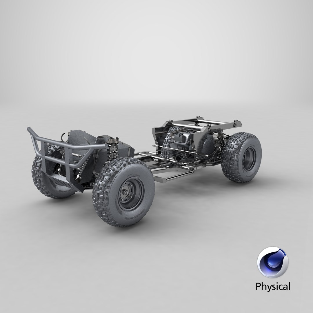 Atv 4x4 frame suspension 3D - TurboSquid 1413115