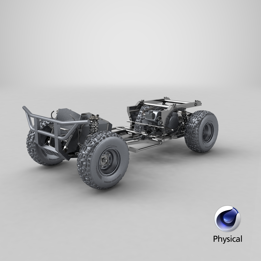 Atv 4x4 frame suspension 3D - TurboSquid 1413115