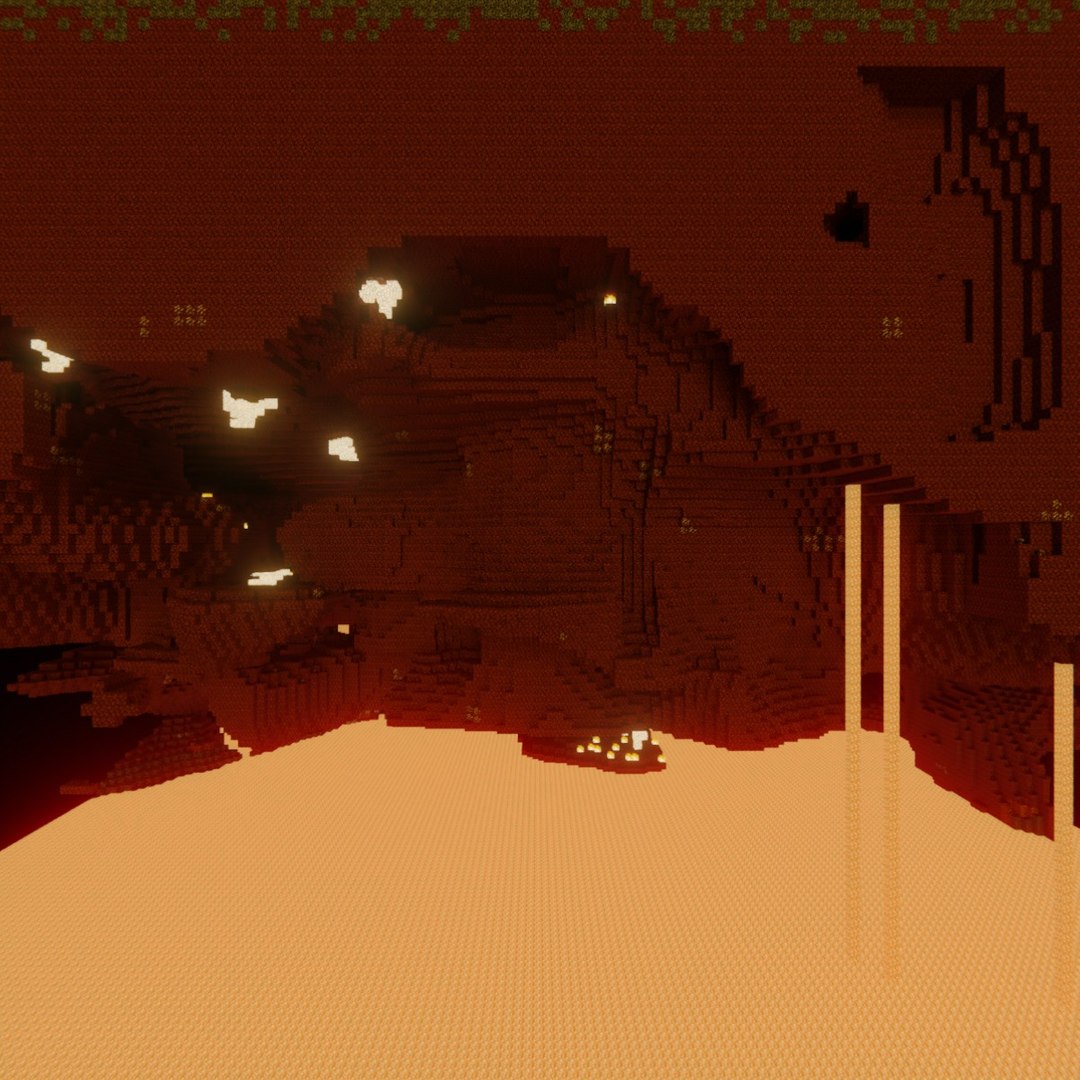 3D Craft Minecraft Terrain - TurboSquid 1556697