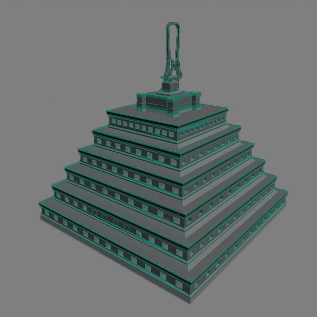 3d Inca Temple
