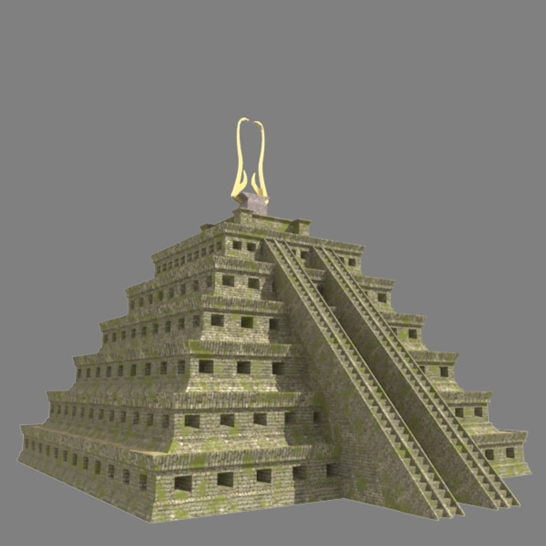 3d inca temple