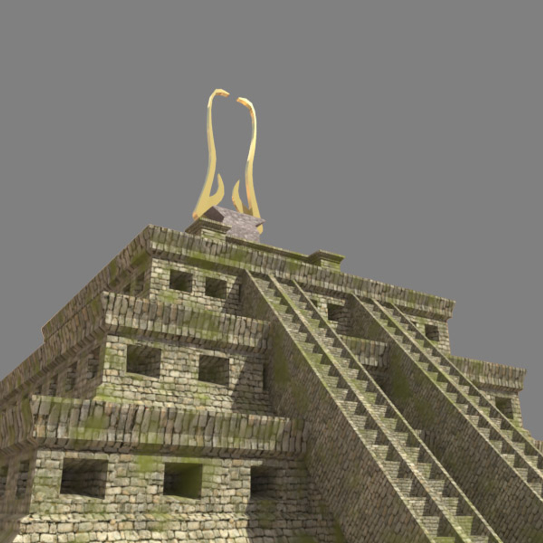 3d inca temple