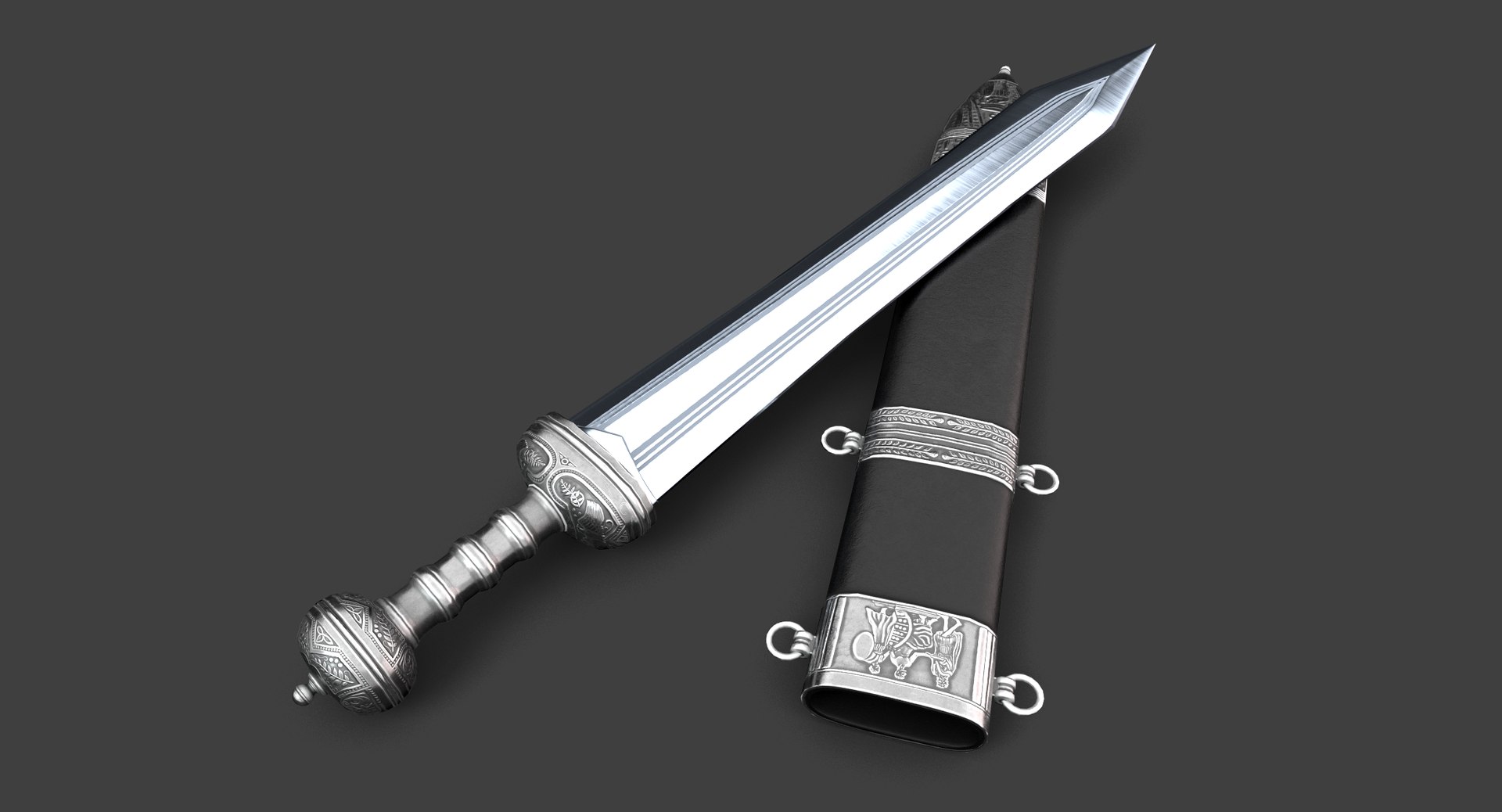 3D Model Roman Gladius - TurboSquid 1482051