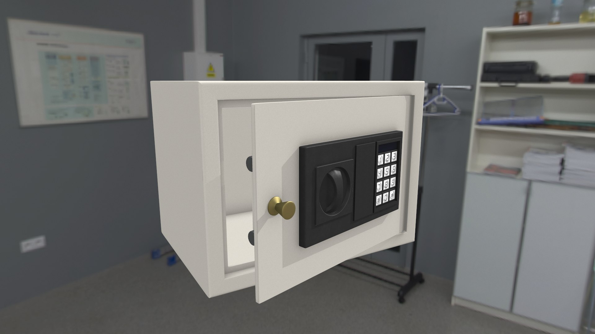 3D Safe Digital Lock - TurboSquid 1256112