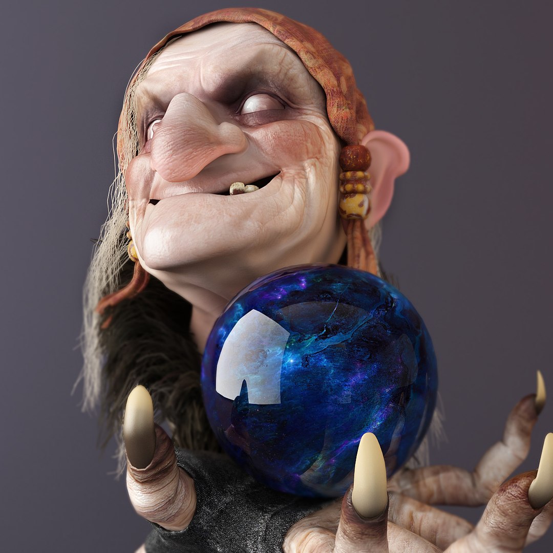 3D Witch - TurboSquid 1215552