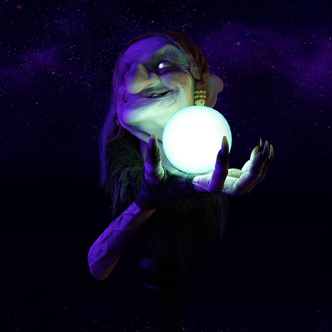 3D Witch - TurboSquid 1215552
