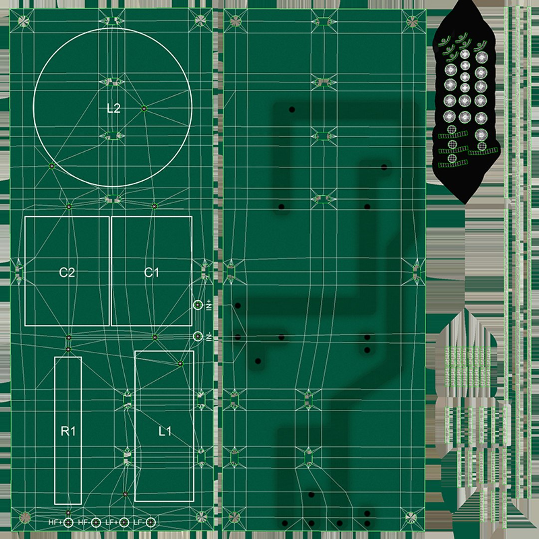 3D 3D Speaker Passive Crossover Network Model - TurboSquid 1862848