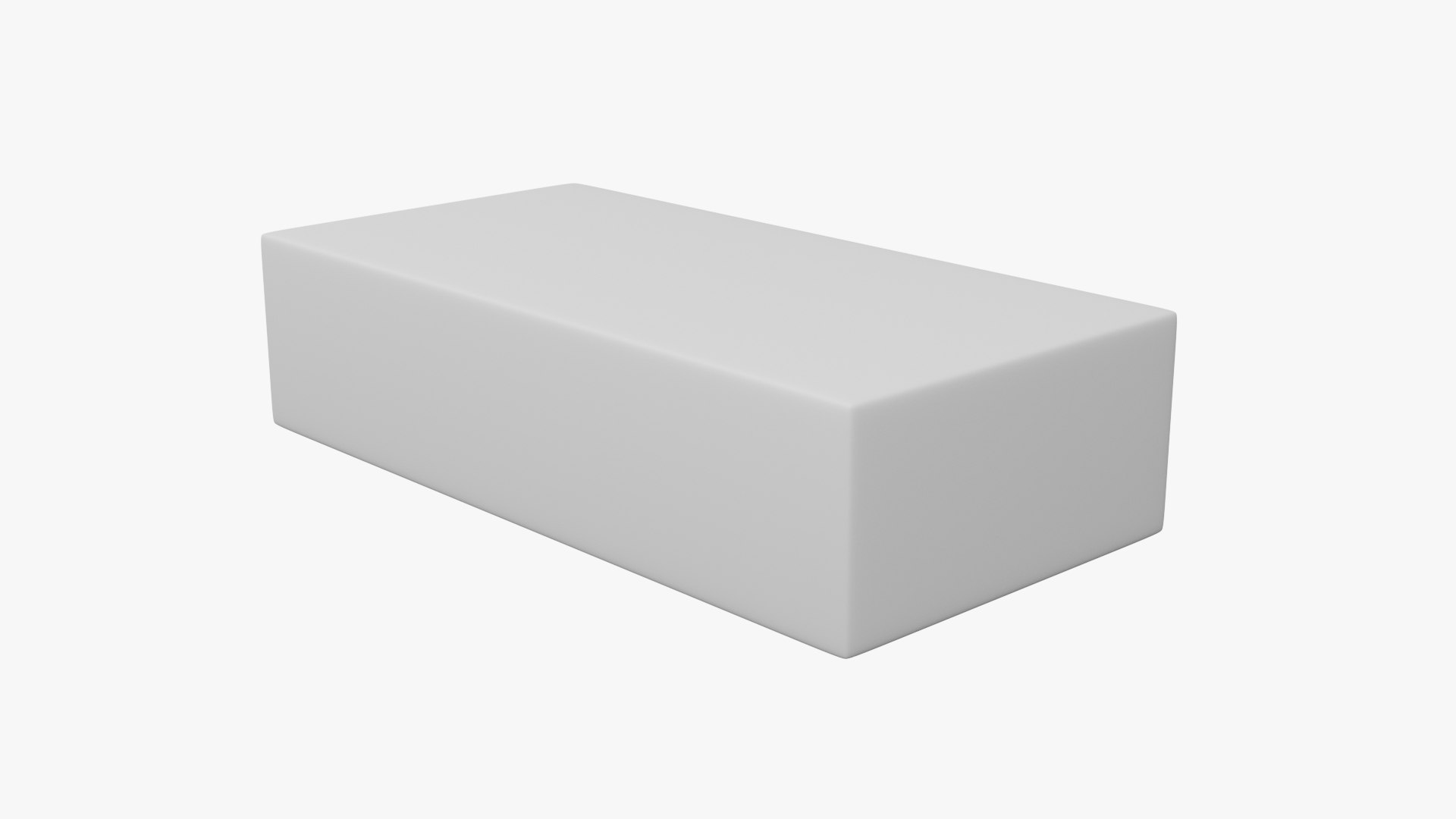 Solid Cinder Block 1 3D model - TurboSquid 2055457