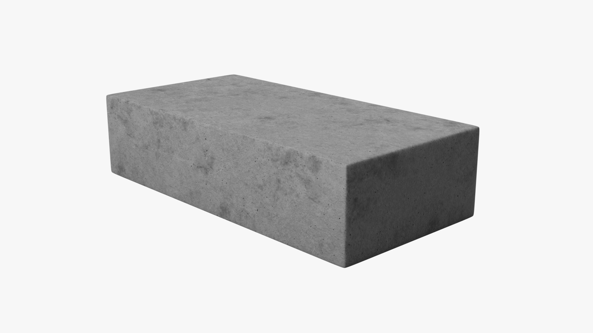 Solid Cinder Block 1 3D model - TurboSquid 2055457