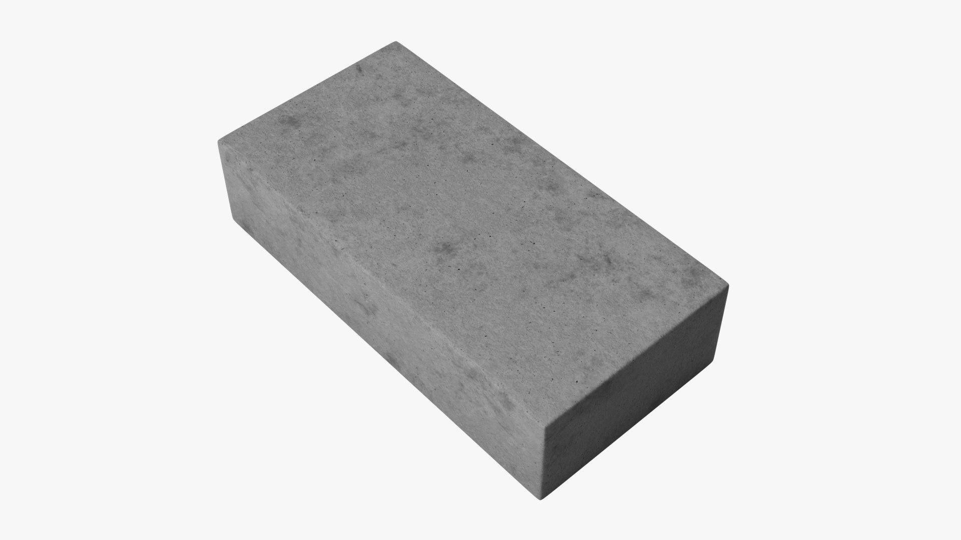 Solid Cinder Block 1 3D model - TurboSquid 2055457