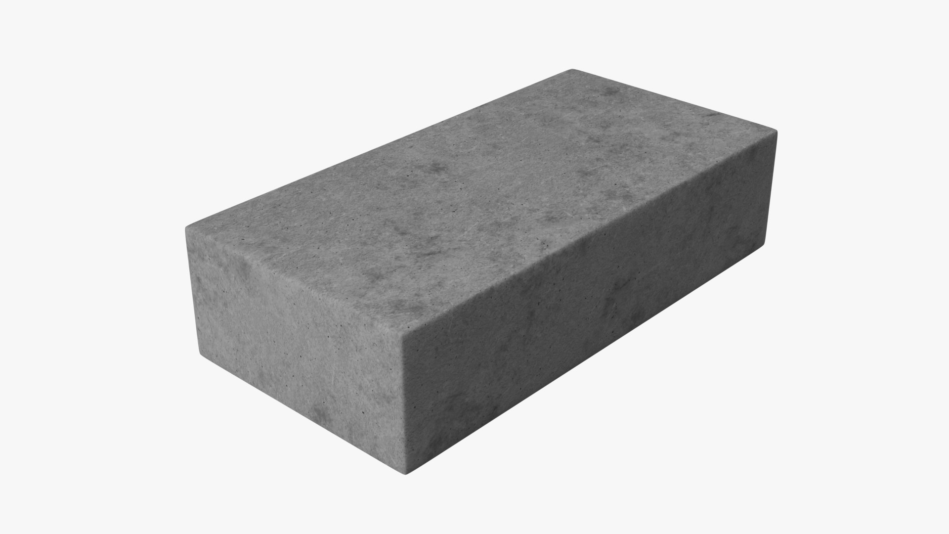 Solid Cinder Block 1 3D model - TurboSquid 2055457