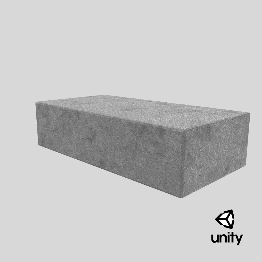 Solid Cinder Block 1 3D model - TurboSquid 2055457