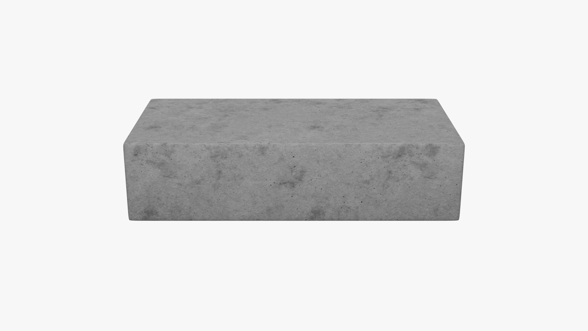 Solid Cinder Block 1 3D model - TurboSquid 2055457