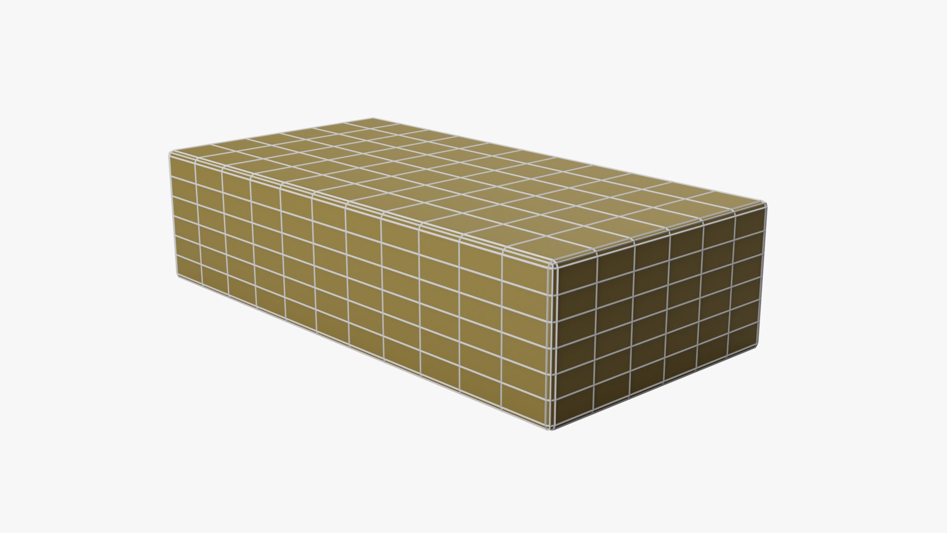 Solid Cinder Block 1 3D model - TurboSquid 2055457