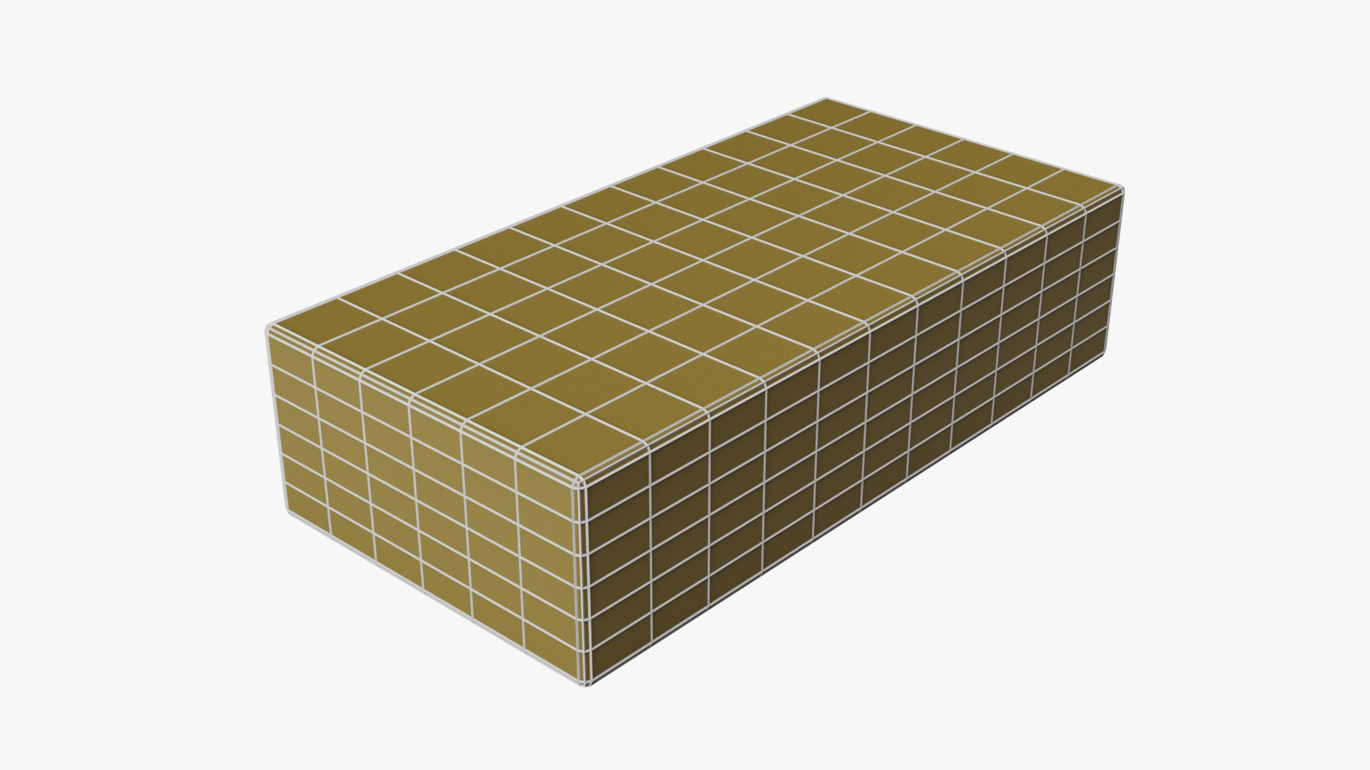 Solid Cinder Block 1 3D model - TurboSquid 2055457