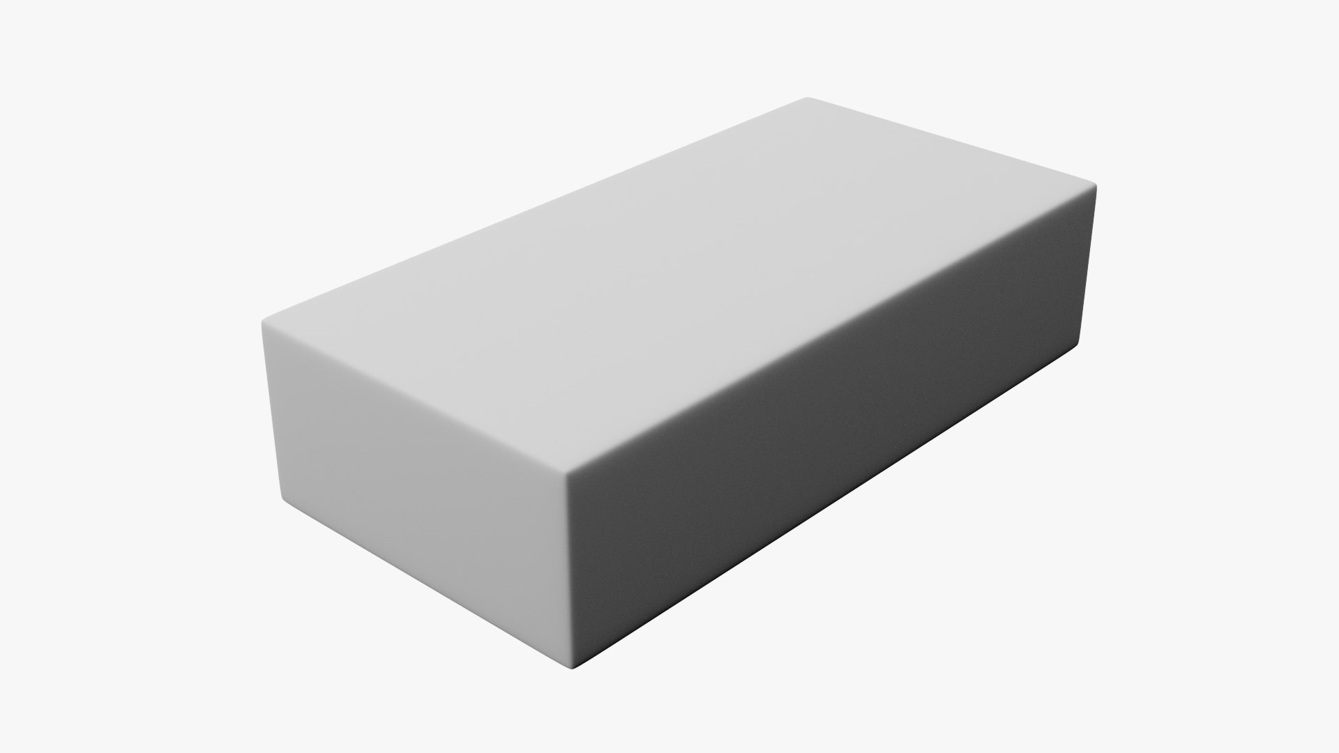 Solid Cinder Block 1 3D model - TurboSquid 2055457