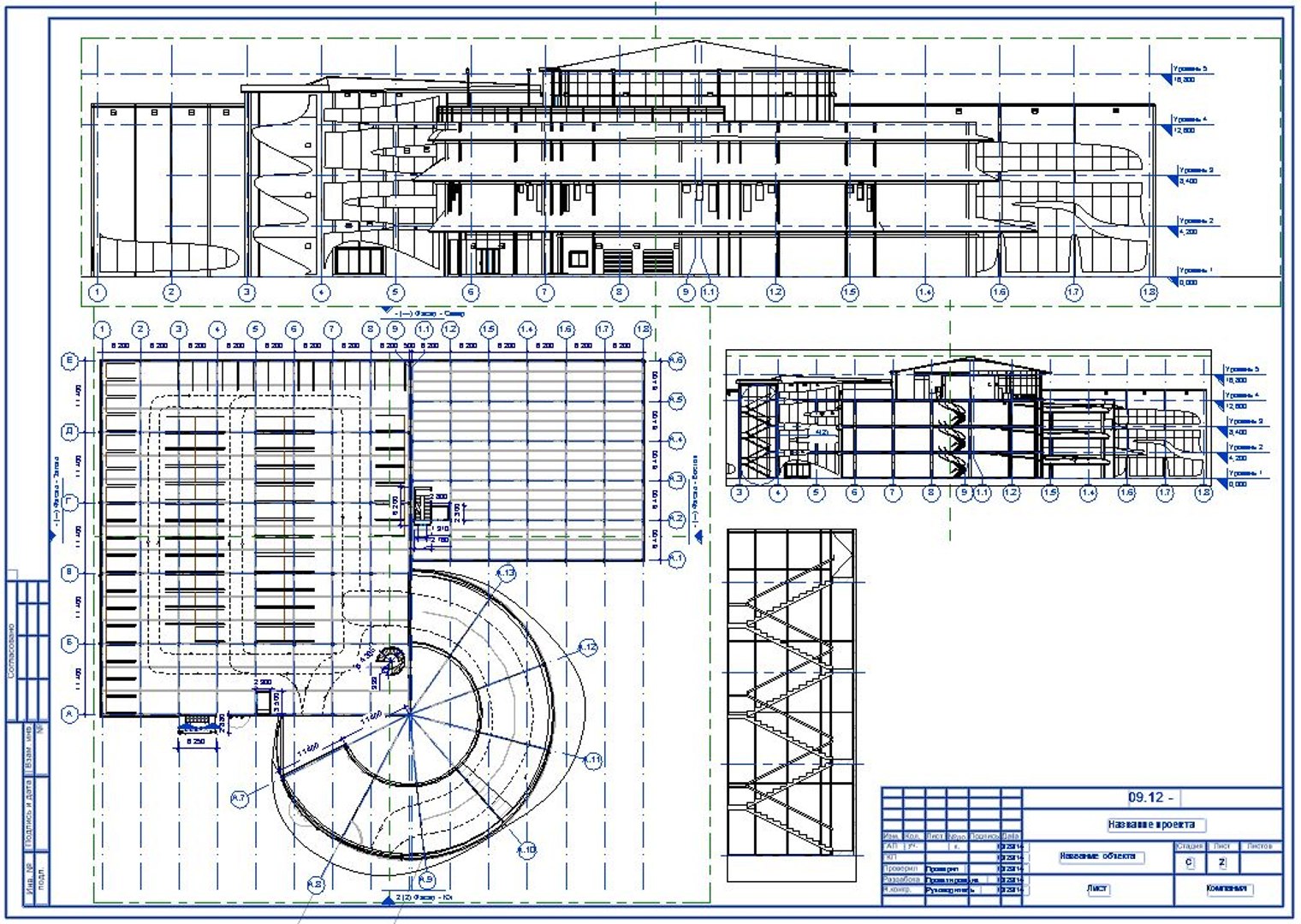 Parking Building 3d Rvt