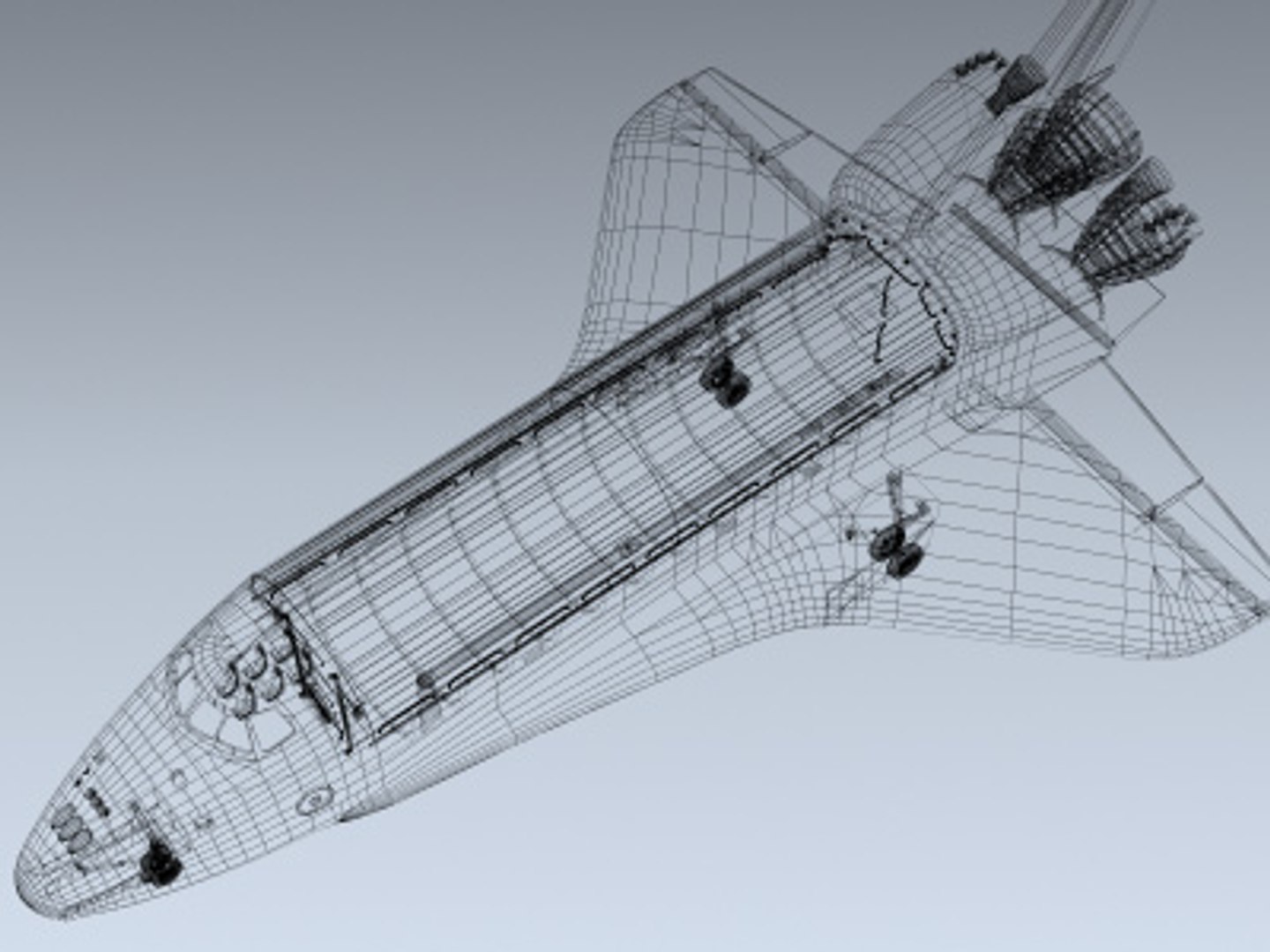 Nasa Atlantis 3d Model