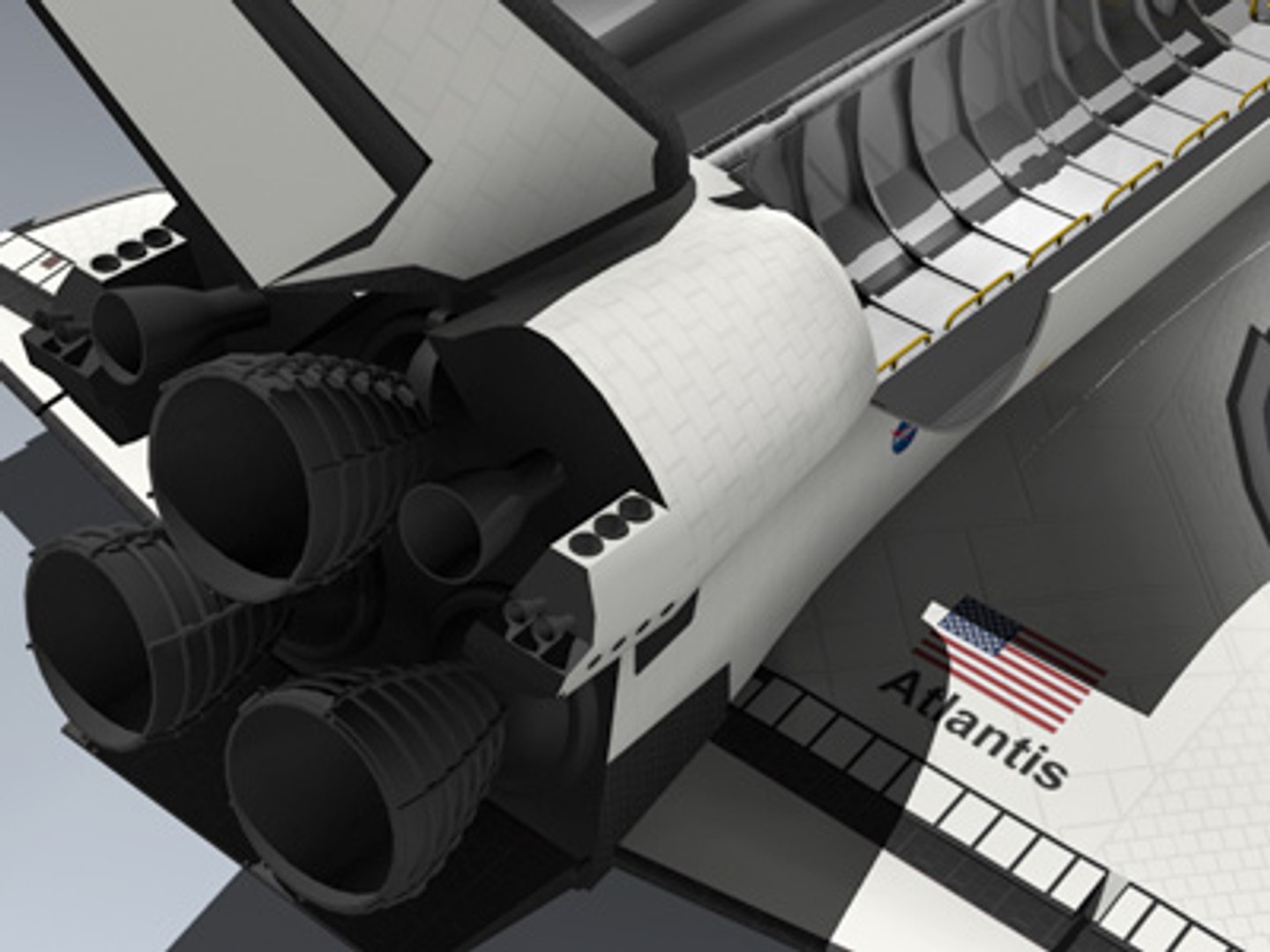 Nasa Atlantis 3d Model