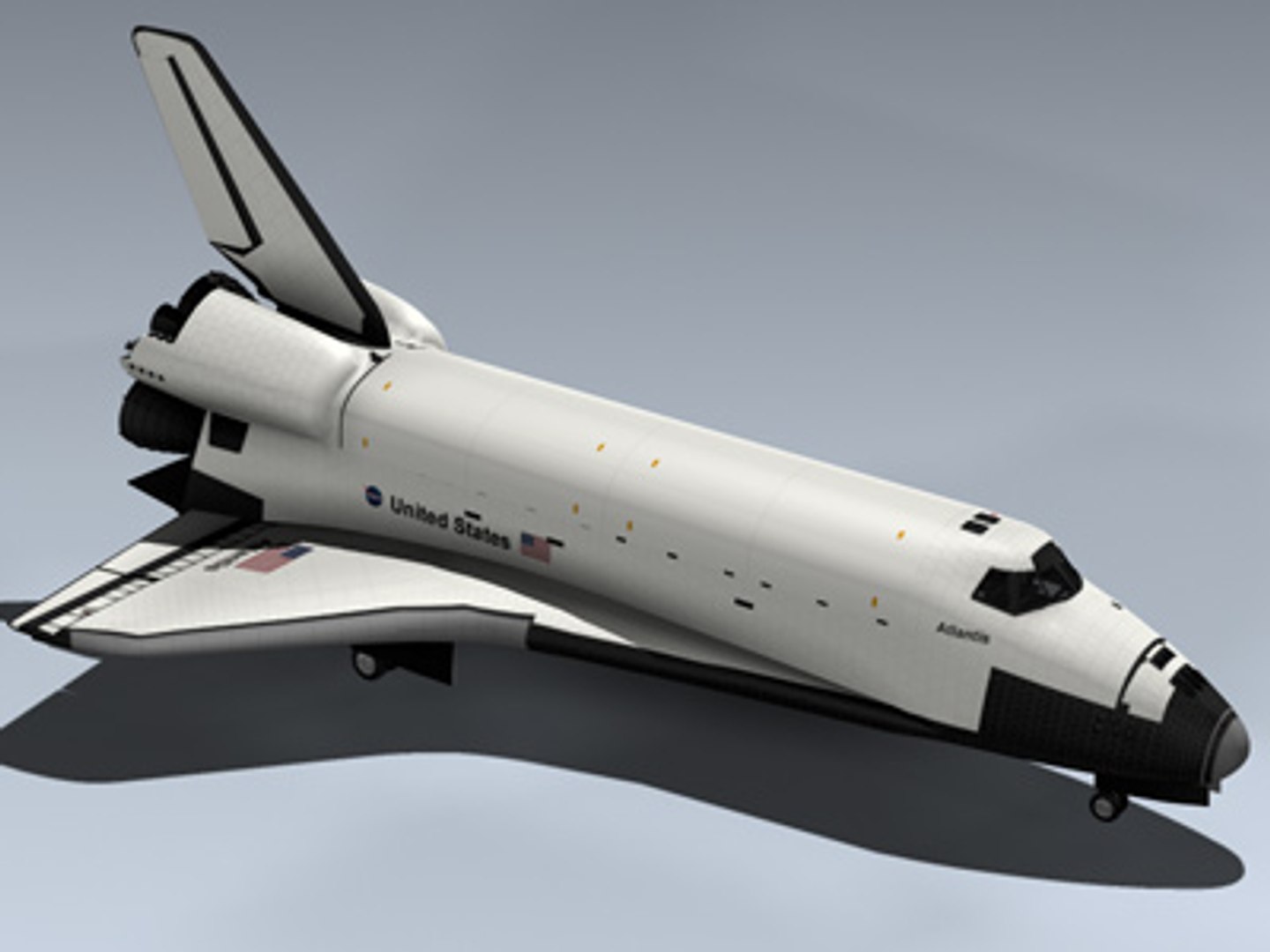 Nasa Atlantis 3d Model