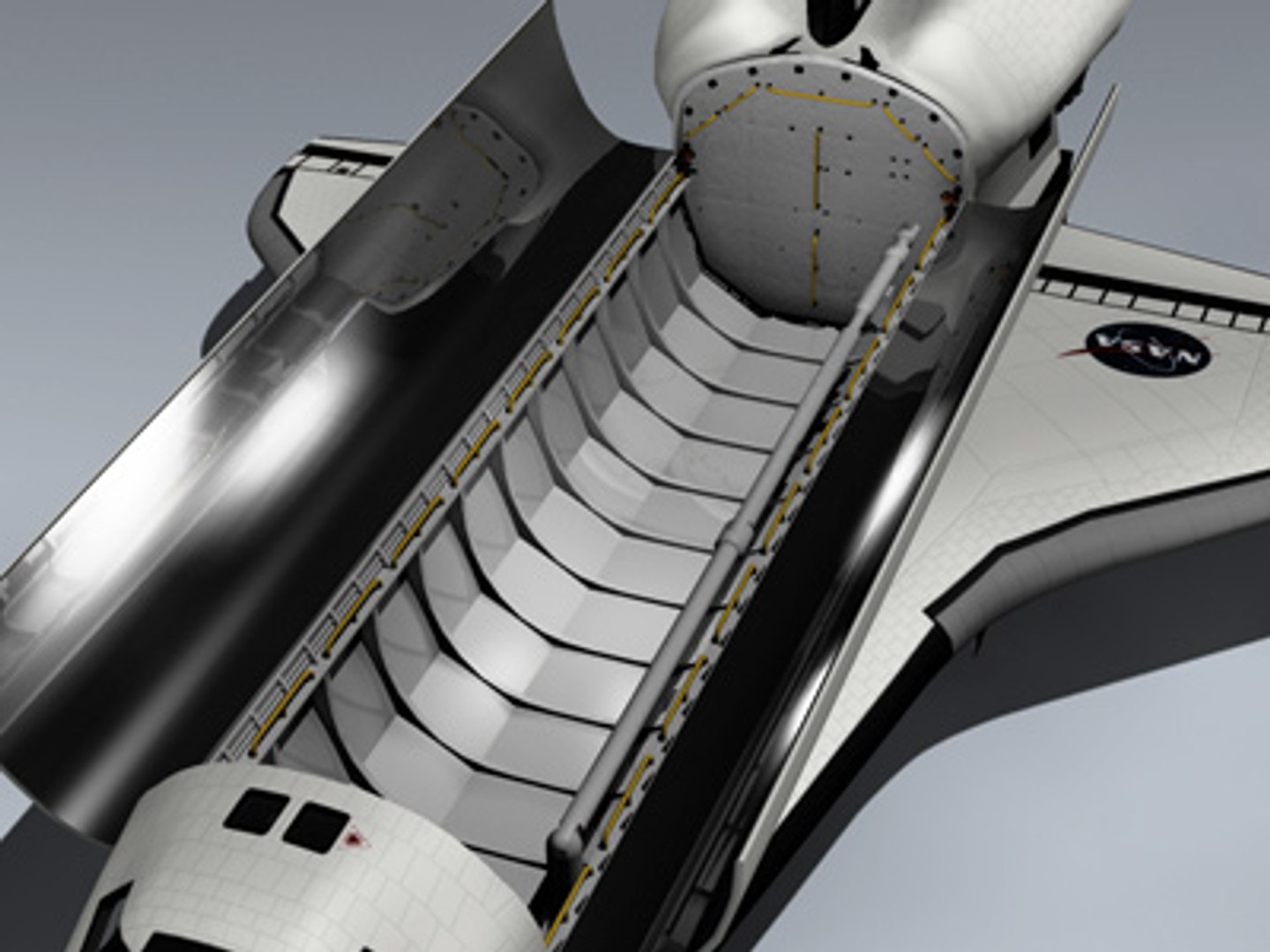 Nasa Atlantis 3d Model