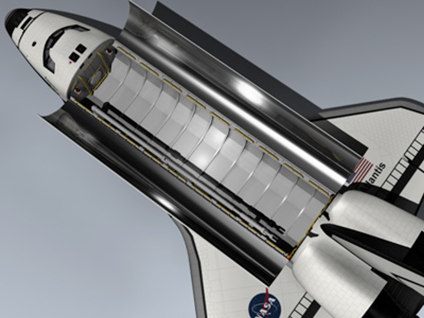 Nasa Atlantis 3d Model