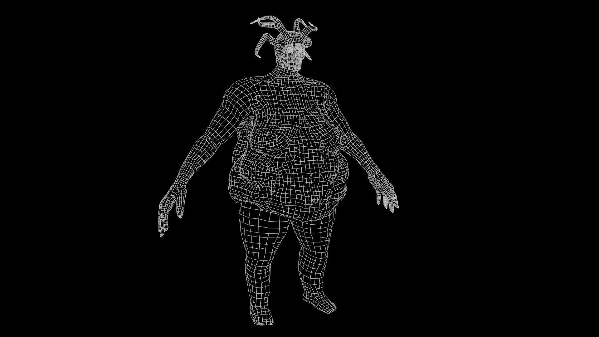 3D Fat Demon Model - TurboSquid 1977124