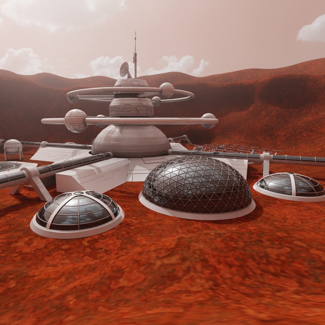 Mars Colony 4K PBR 3D - TurboSquid 2192663