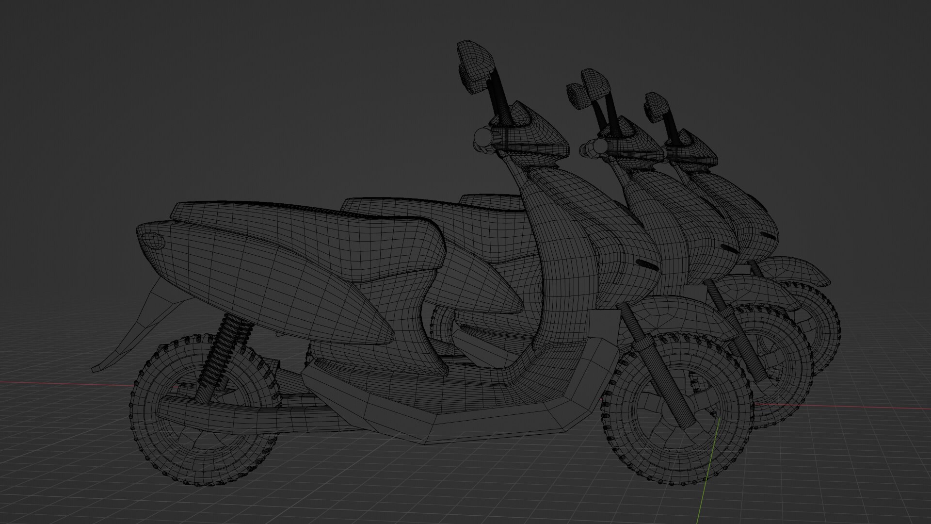 3D Scooters 3d Model Low Poly - TurboSquid 1984983