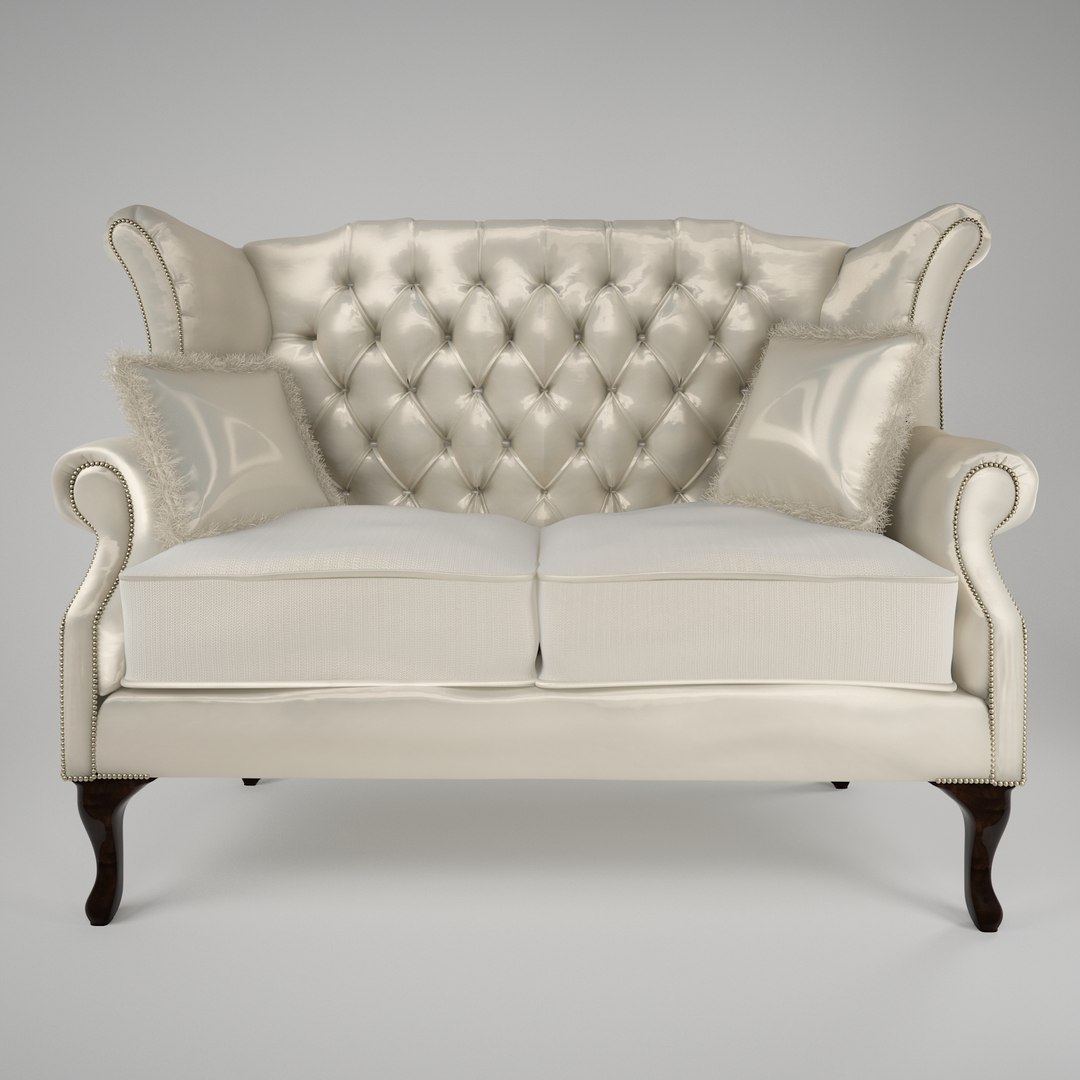 3d Classic Sofa Queen Anne