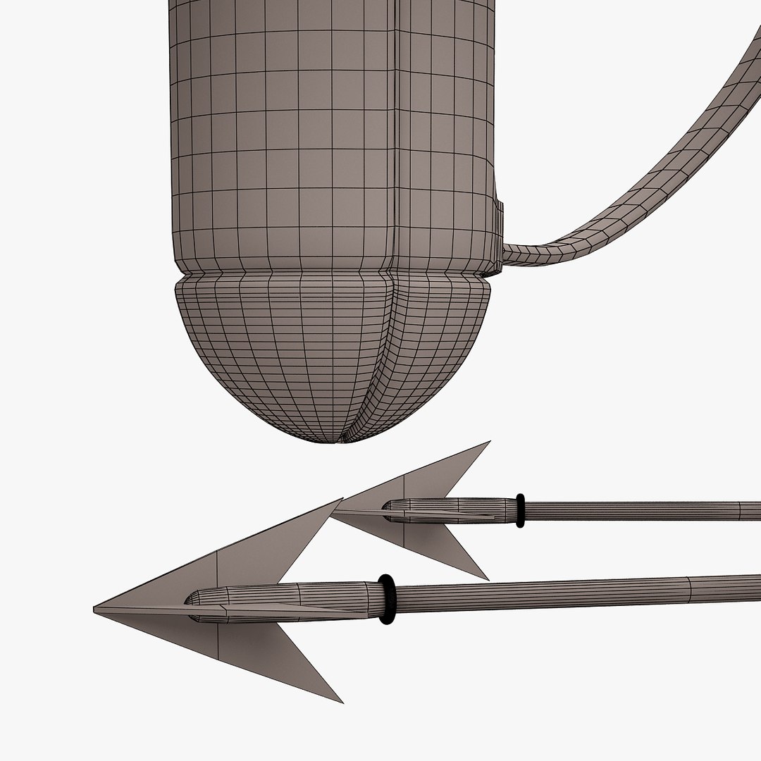 3d model bow arrow