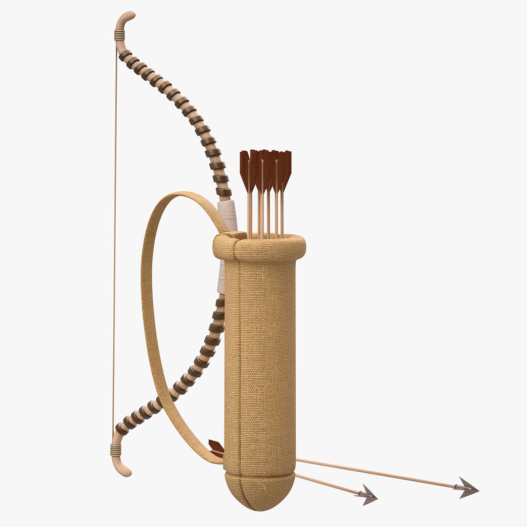 3d model bow arrow