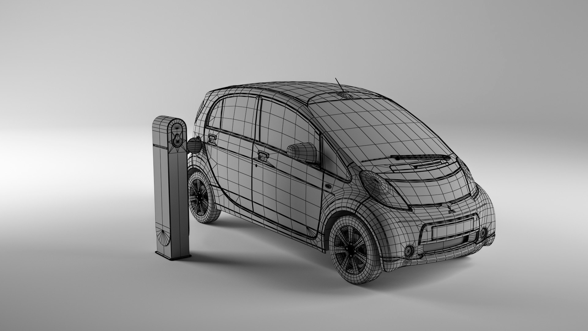 3D Model Mitsubishi Electromobile - TurboSquid 1392520