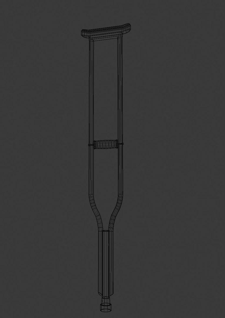 3D crutch model - TurboSquid 1544929