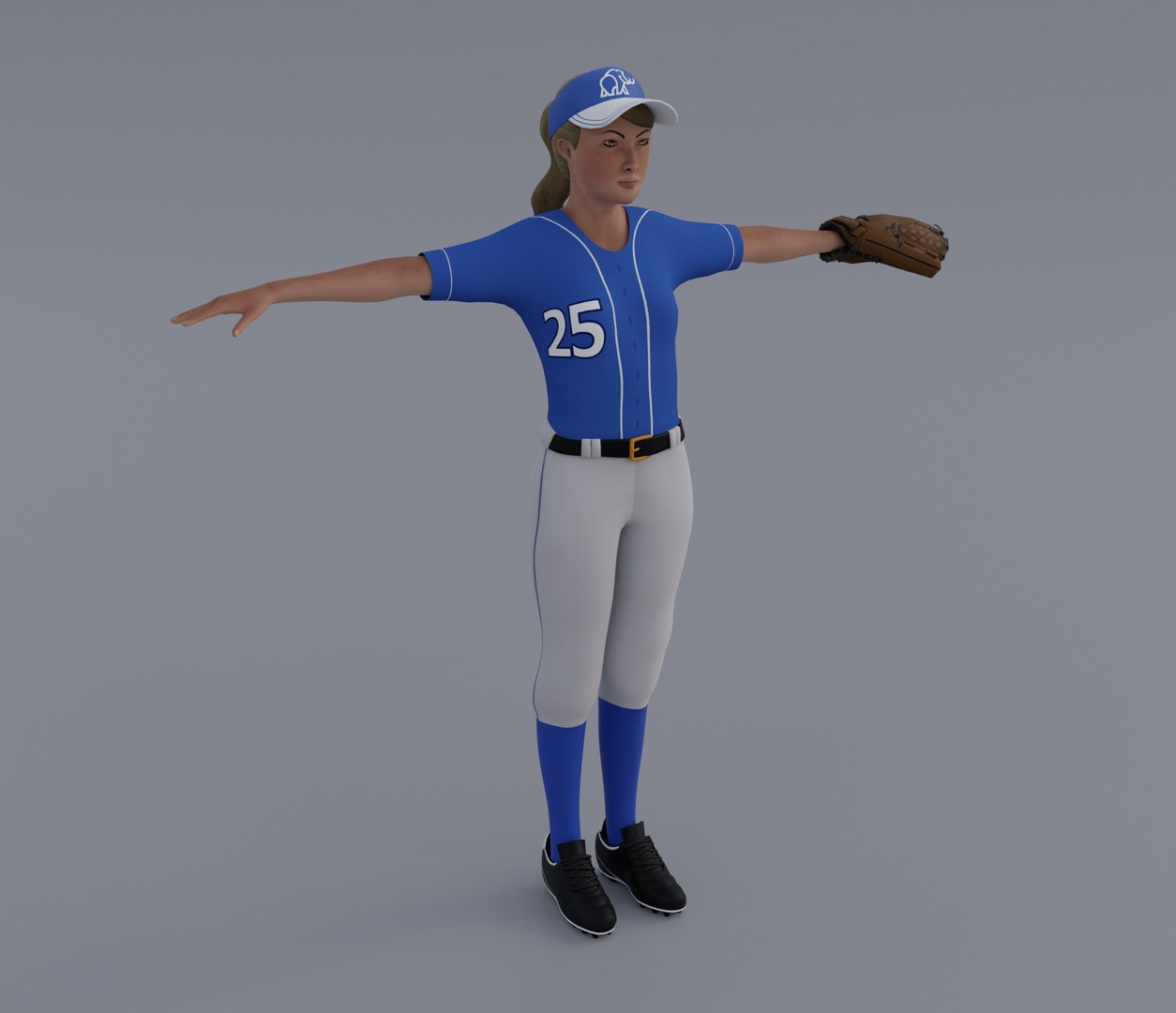 3D model Female Softball Players Pack - Rigged - TurboSquid 2136000