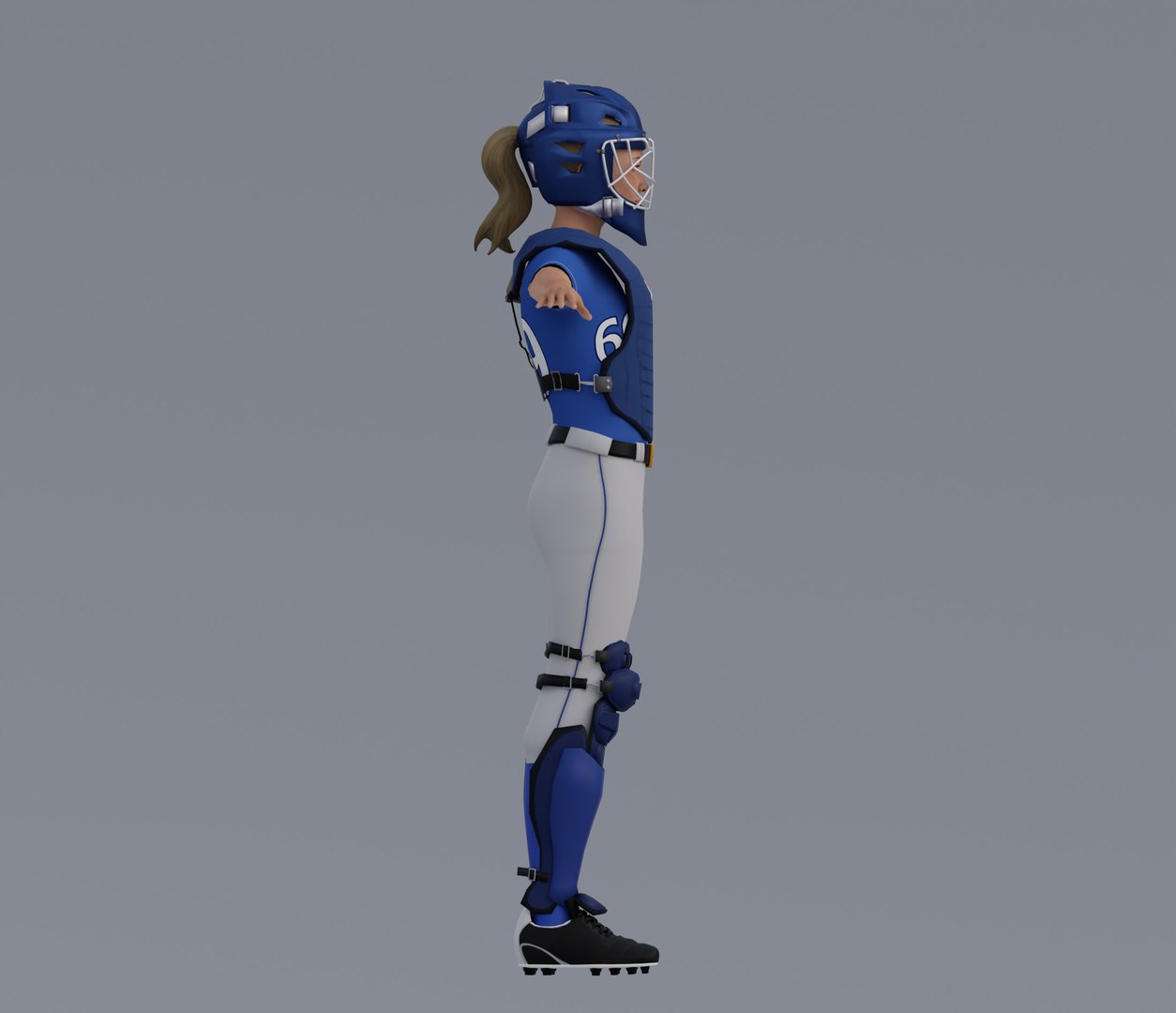 3D model Female Softball Players Pack - Rigged - TurboSquid 2136000