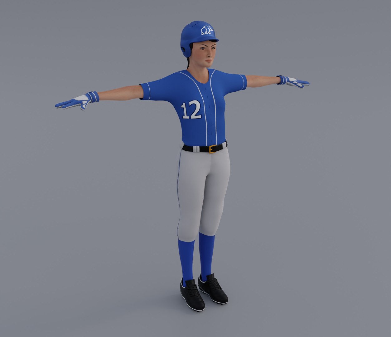3D model Female Softball Players Pack - Rigged - TurboSquid 2136000