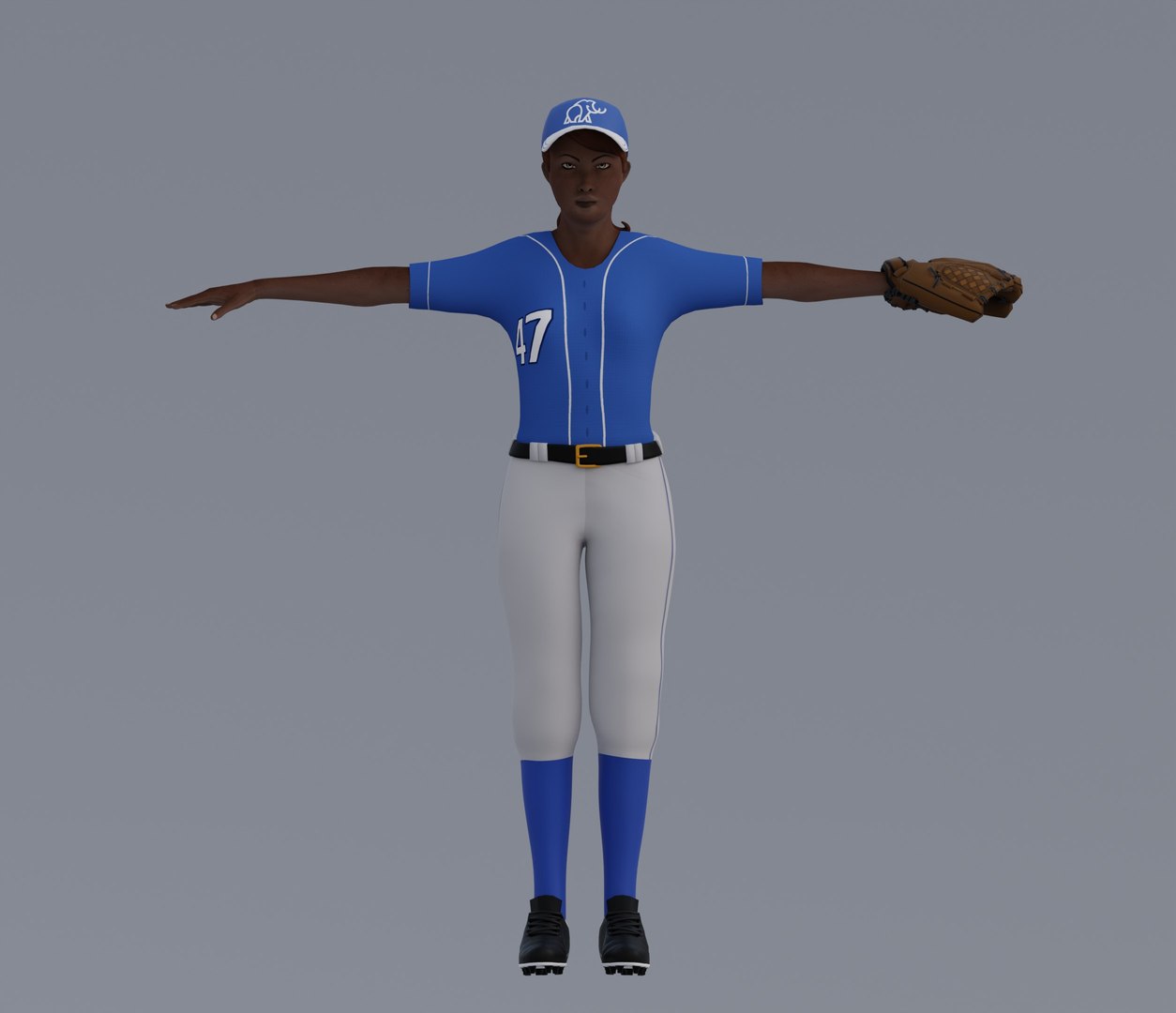 3D model Female Softball Players Pack - Rigged - TurboSquid 2136000