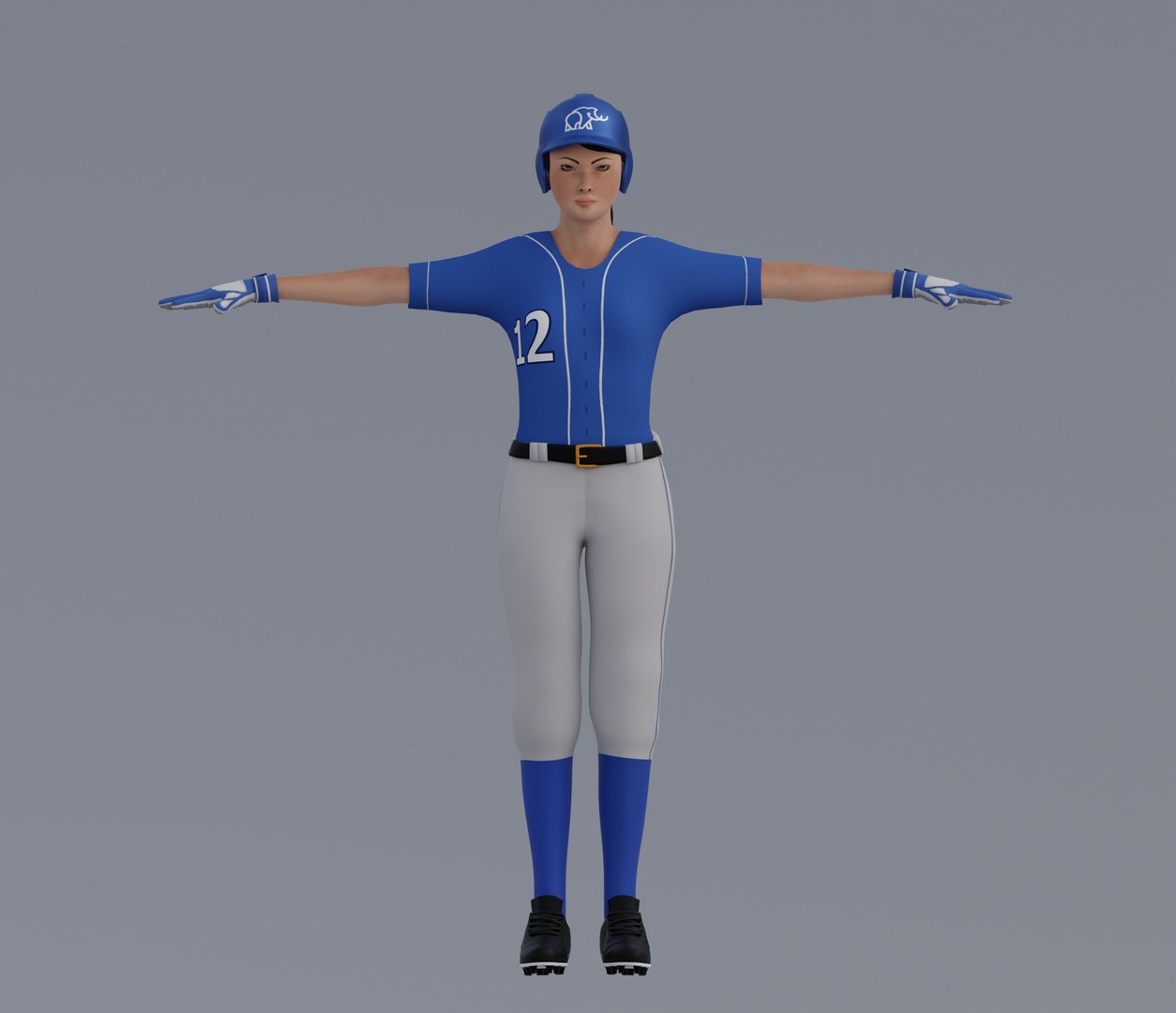 3D model Female Softball Players Pack - Rigged - TurboSquid 2136000