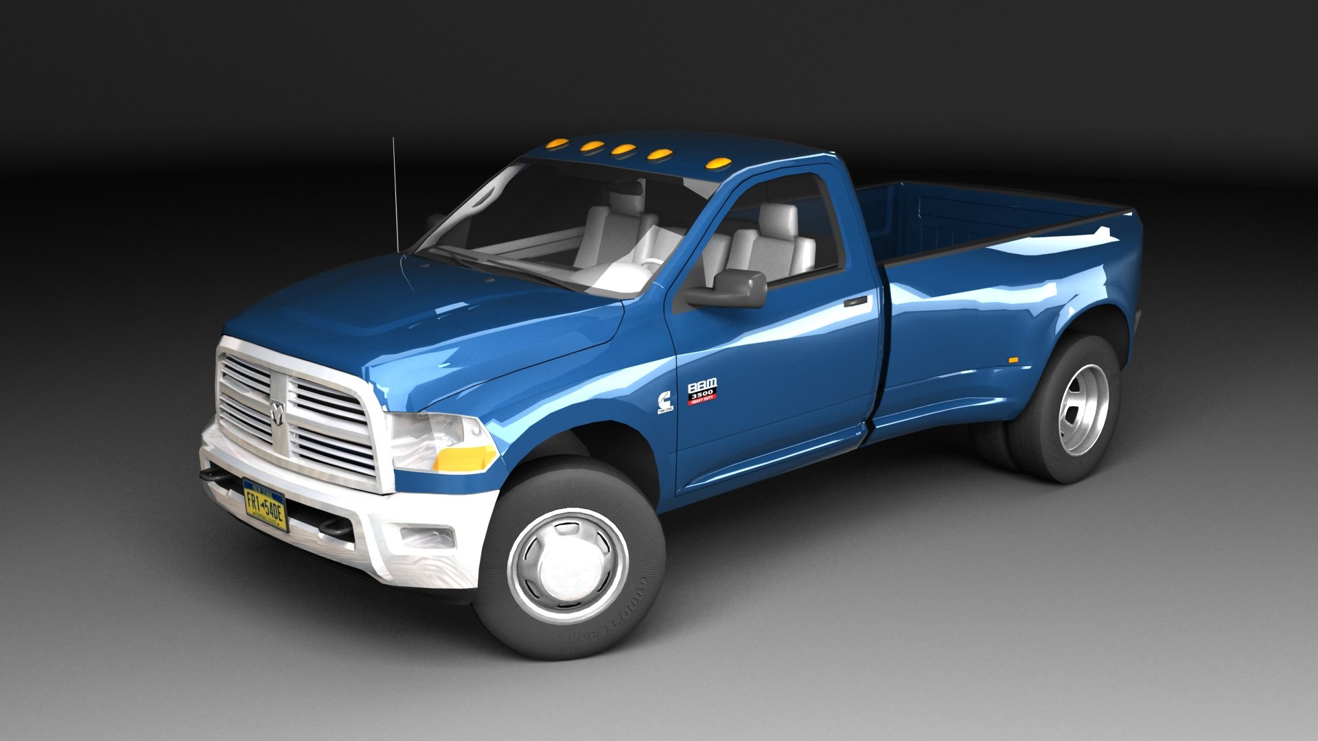 2009 Dodge Ram RegCab 3500 3D Model - TurboSquid 1767342