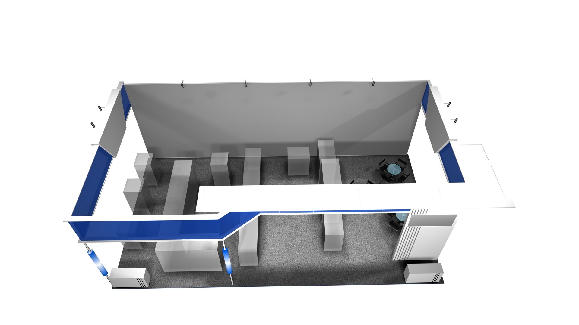 3D Model 2 Side Open Stand - TurboSquid 1994708