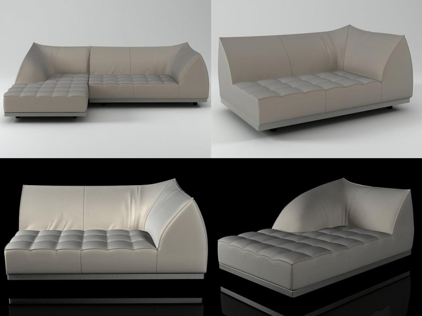 3D model vertigo sofa lounge - TurboSquid 1183603