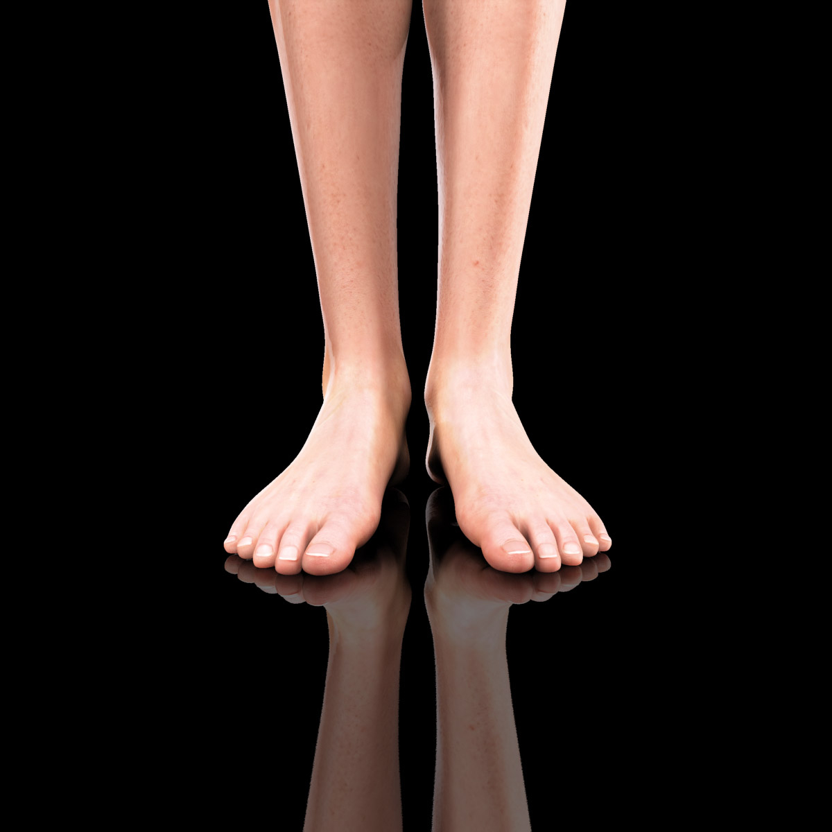 3d female legs