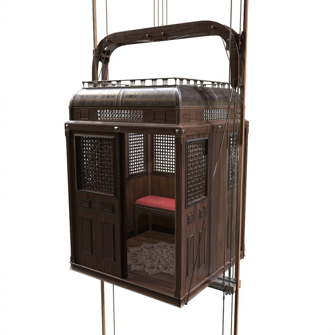 Old Elevator 3D Model - TurboSquid 1961070