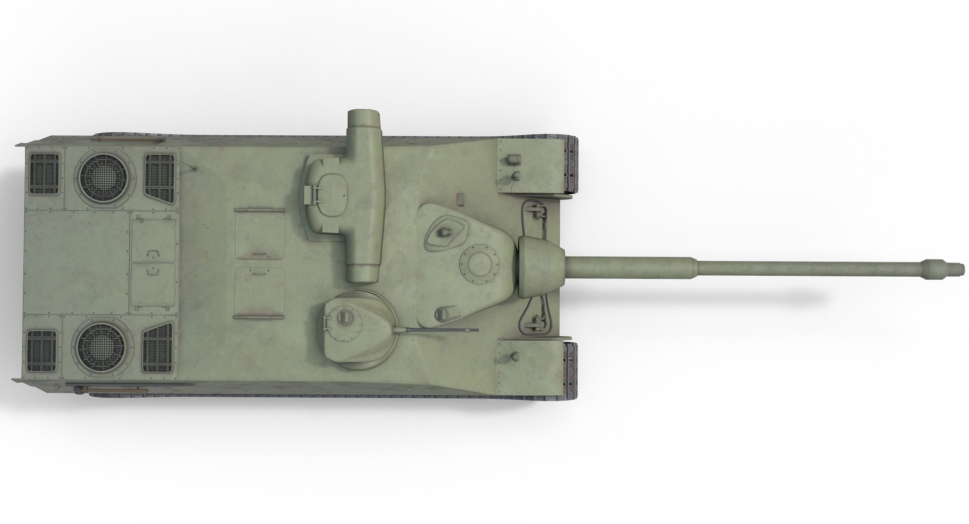 3D Franch Heavy Tank Amx Model - TurboSquid 1334847