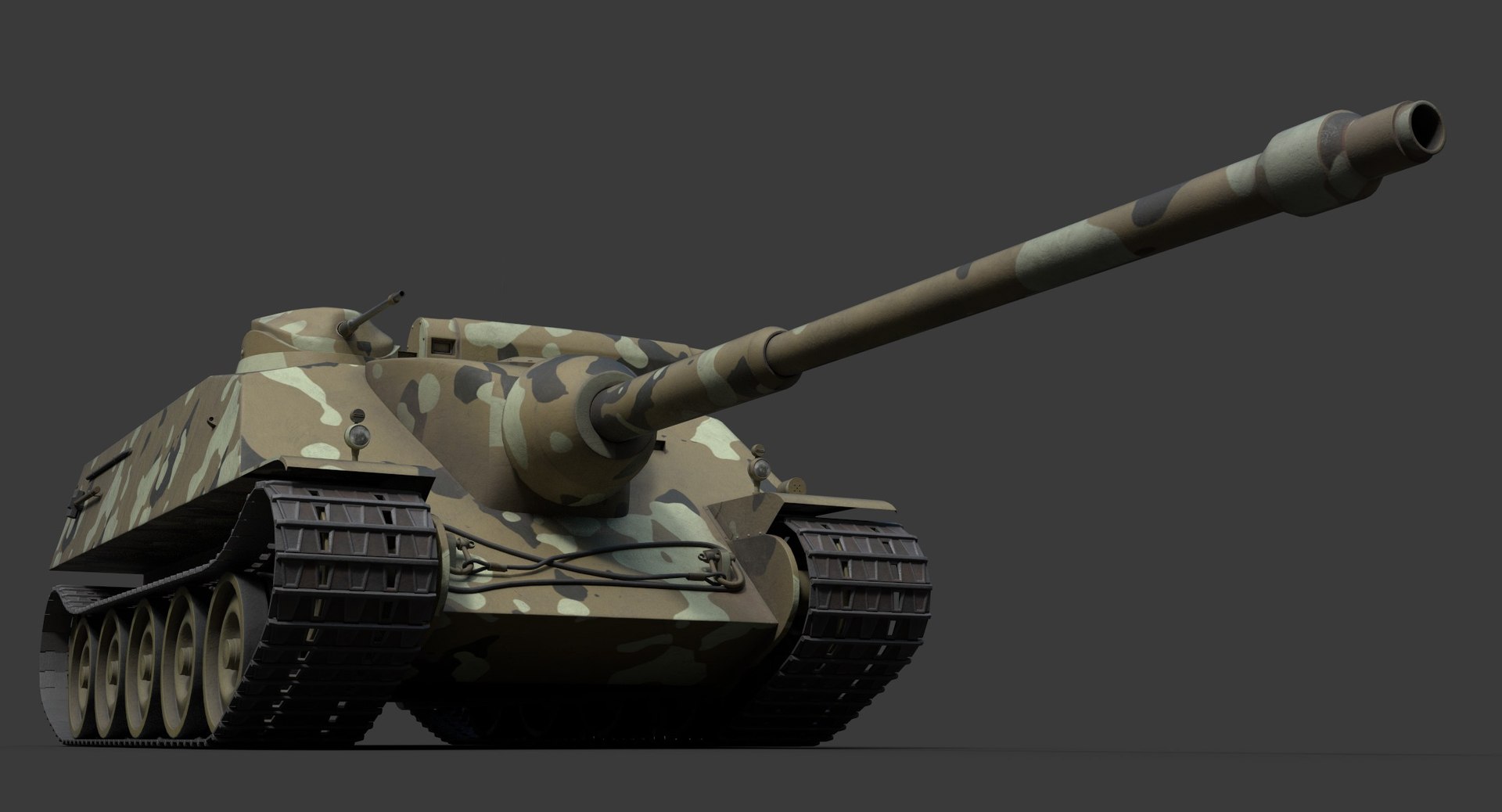 3D franch heavy tank amx model - TurboSquid 1334847