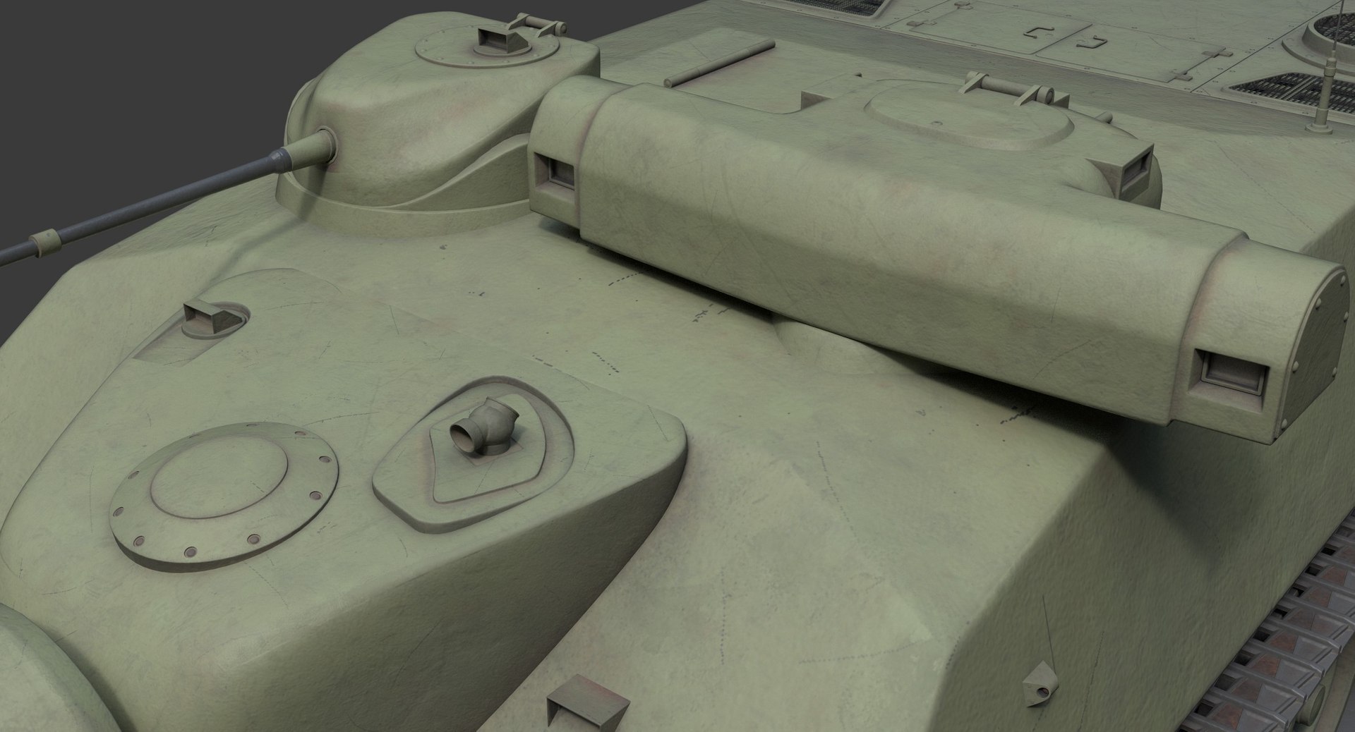 3D Franch Heavy Tank Amx Model - TurboSquid 1334847