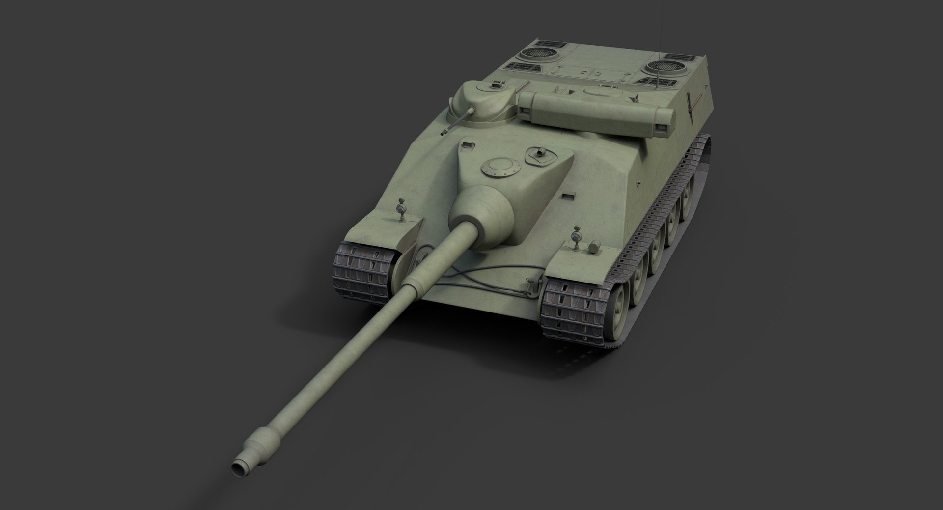 3D Franch Heavy Tank Amx Model - TurboSquid 1334847