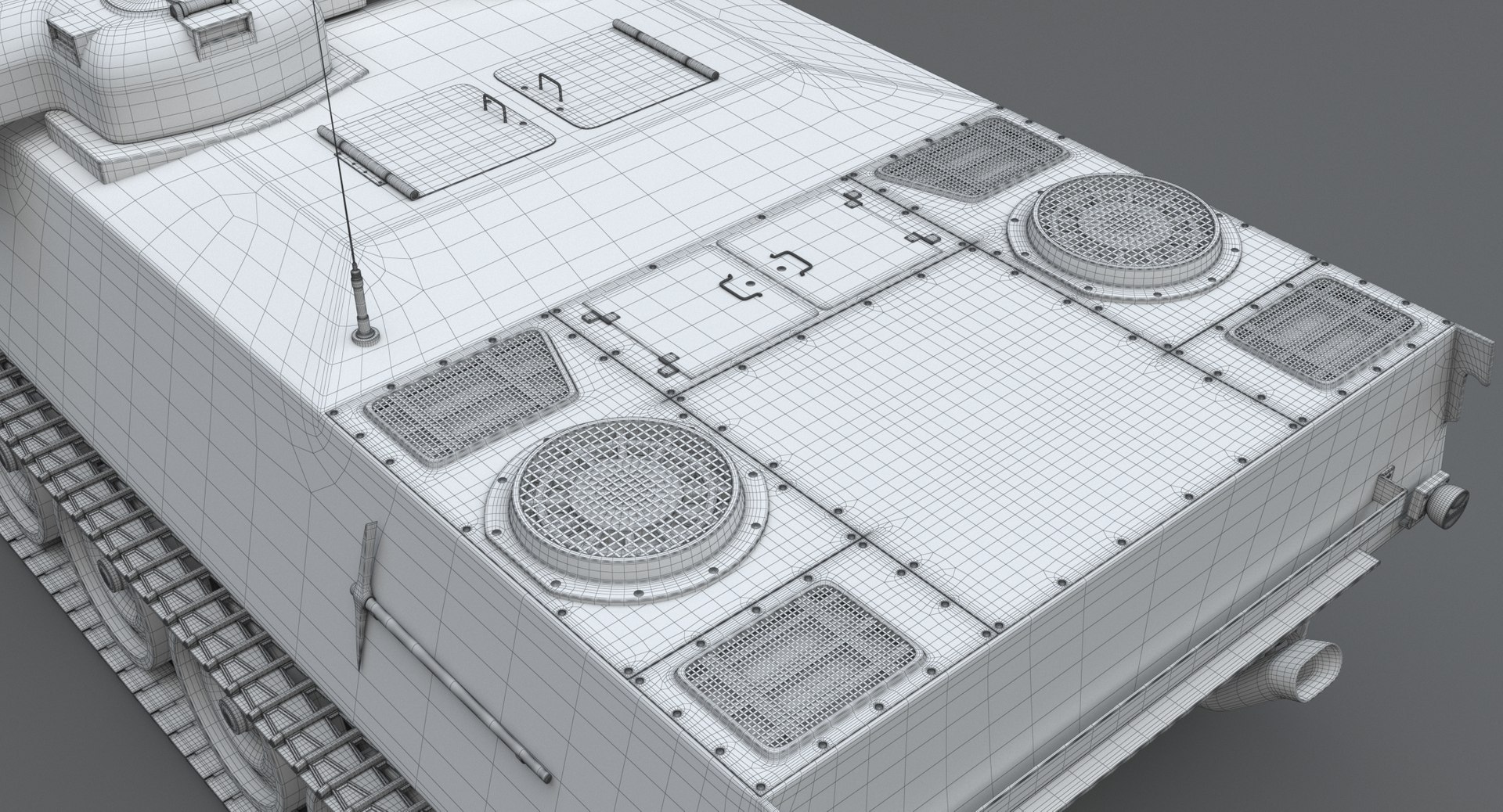 3D franch heavy tank amx model - TurboSquid 1334847